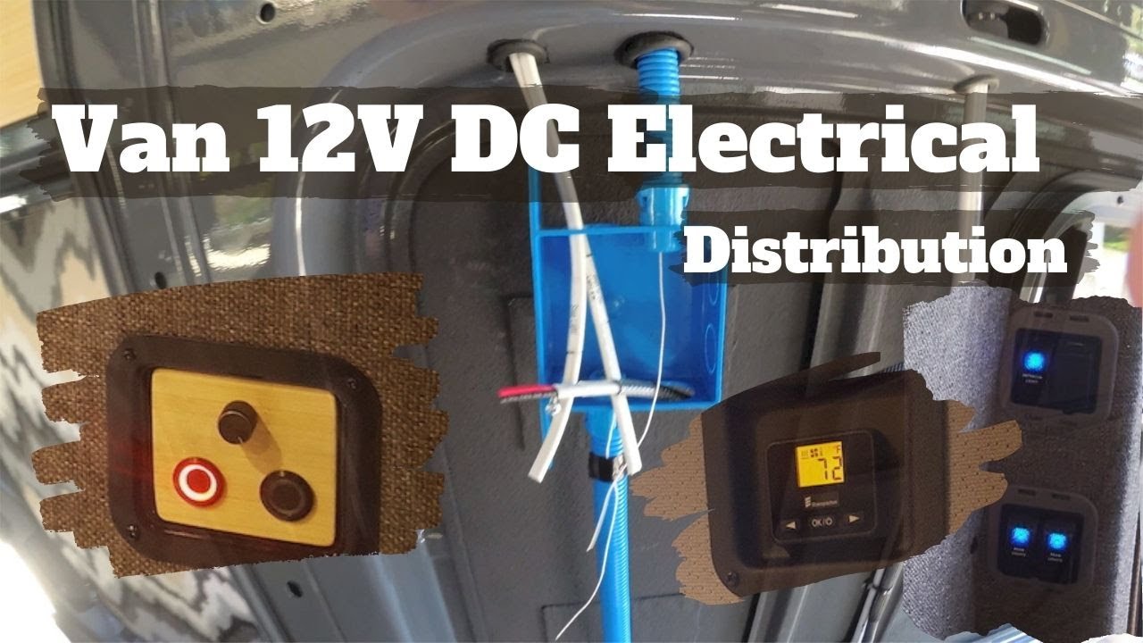 12V DC Electrical Distribution - DIY Sprinter Camper Van - YouTube