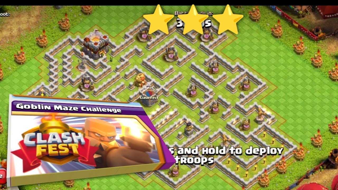 Goblin Maze Challenge | Clash of clan @sumit007yt - YouTube