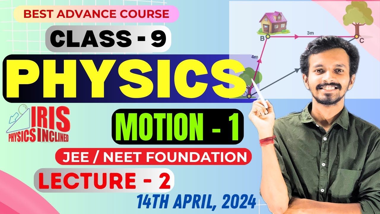 Advance Physics | Motion | Class 9 | JEE + NEET Foundation - YouTube