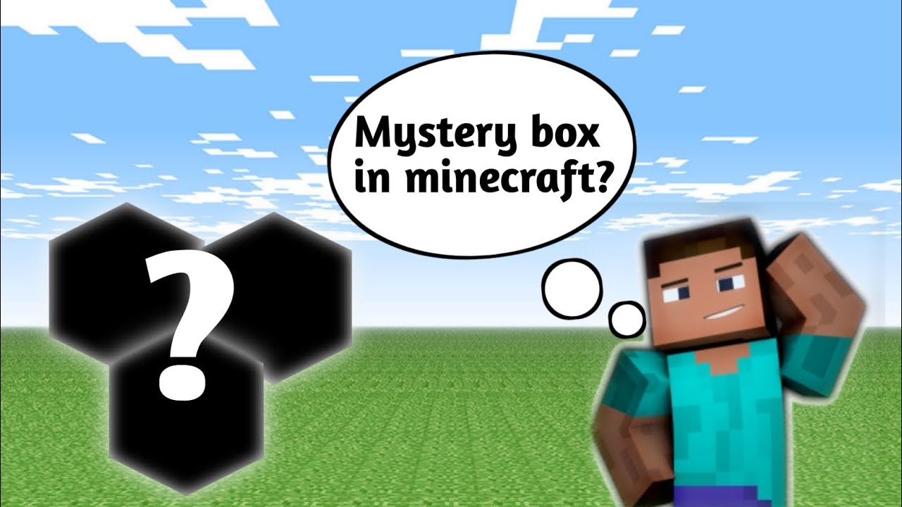 I found three mystery box in minecraft. - YouTube