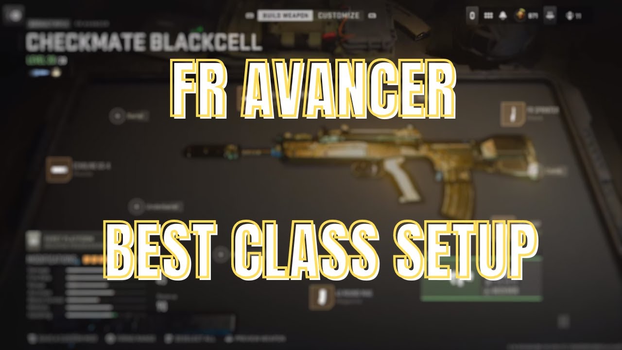 FR AVANCER BEST LOADOUT (BEST FR AVANCER MW2 SEASON 5 CLASS SETUP ...