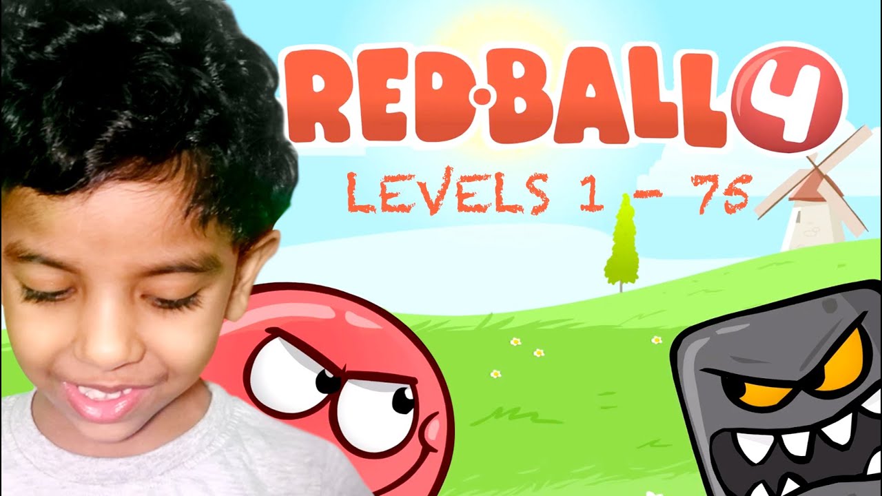 Red Ball-4 Game [FULL LEVELS] Levels 1 - 75 - YouTube