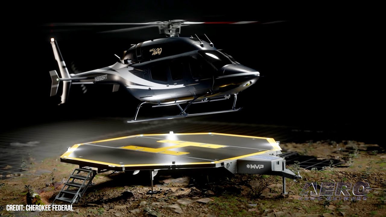 Aero-TV: Cherokee Federal’s Mobile Vertipad Platform - YouTube