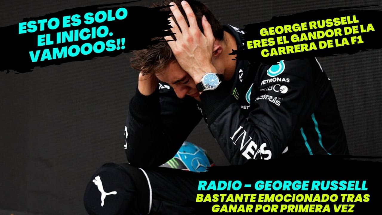 Radio - George Russell: Festeja bastante tras conseguir su primera ...