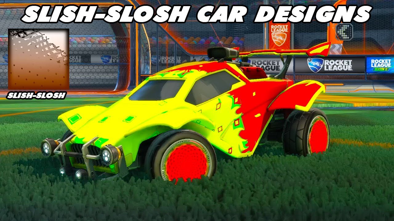 Slish-Slosh Decal Car Designs - Rocket League - YouTube