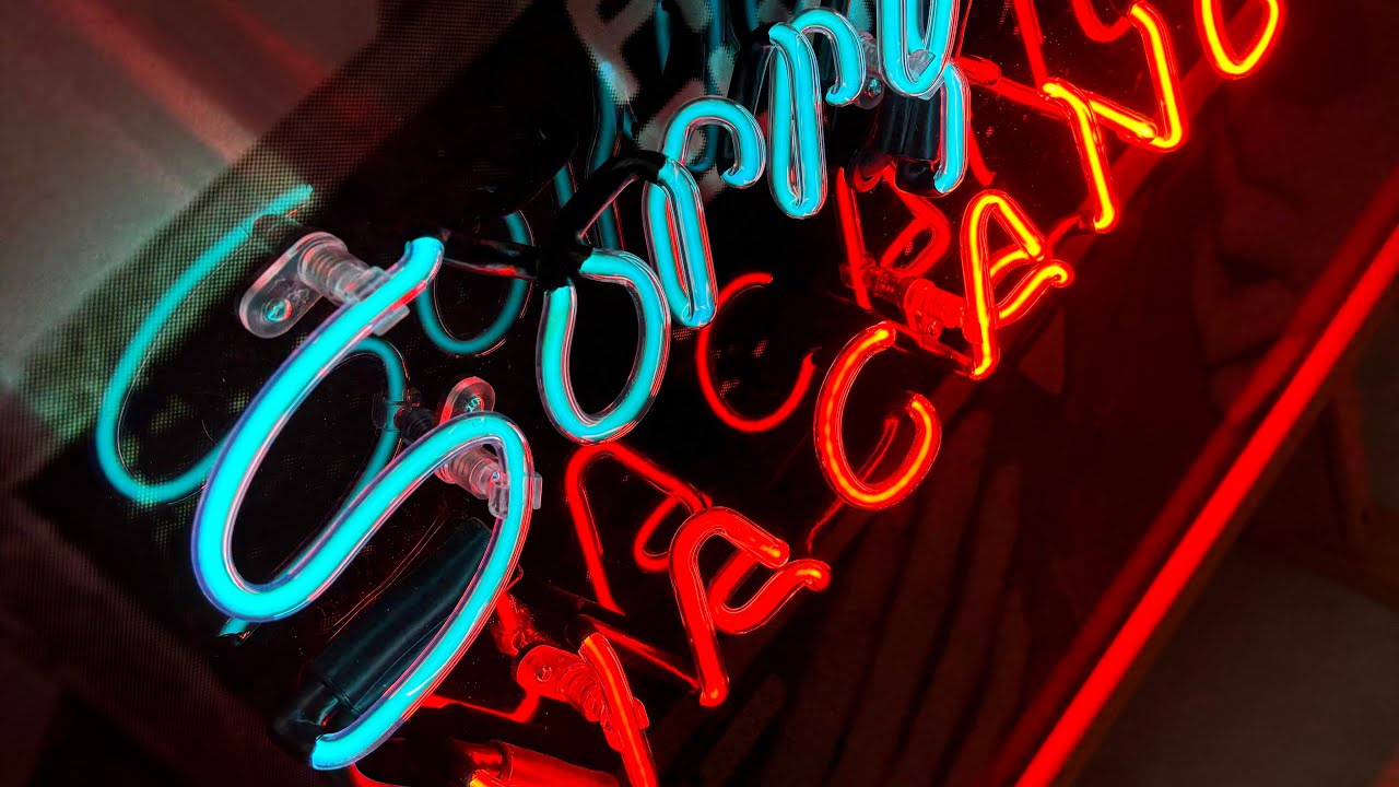 The History Of Neon Lights - YouTube
