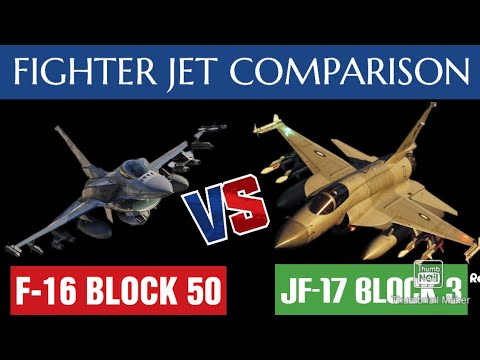 JF-17 Thunder Block 3 vs F-16 Fighting Falcon Fighter Jet | Jf 17 vs f16 comparison - YouTube