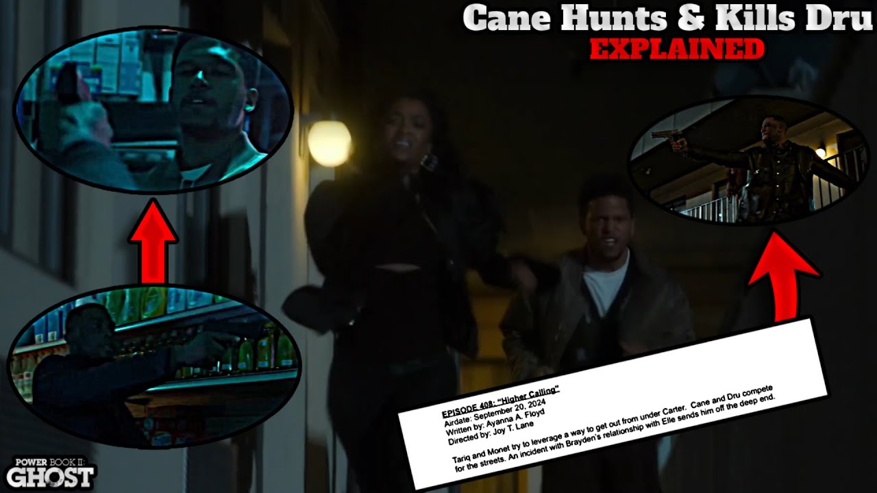 Cane Kills Dru in War REVEALED | Power Book 2 Ghost Season 4 ALL Clues ...