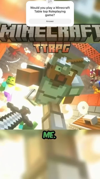 NEW MINECRAFT TTRPG - YouTube