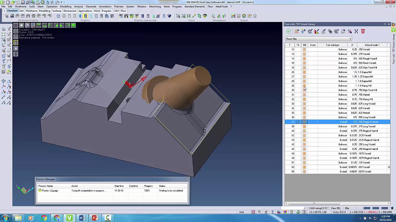VISI 3+2 Machining - YouTube
