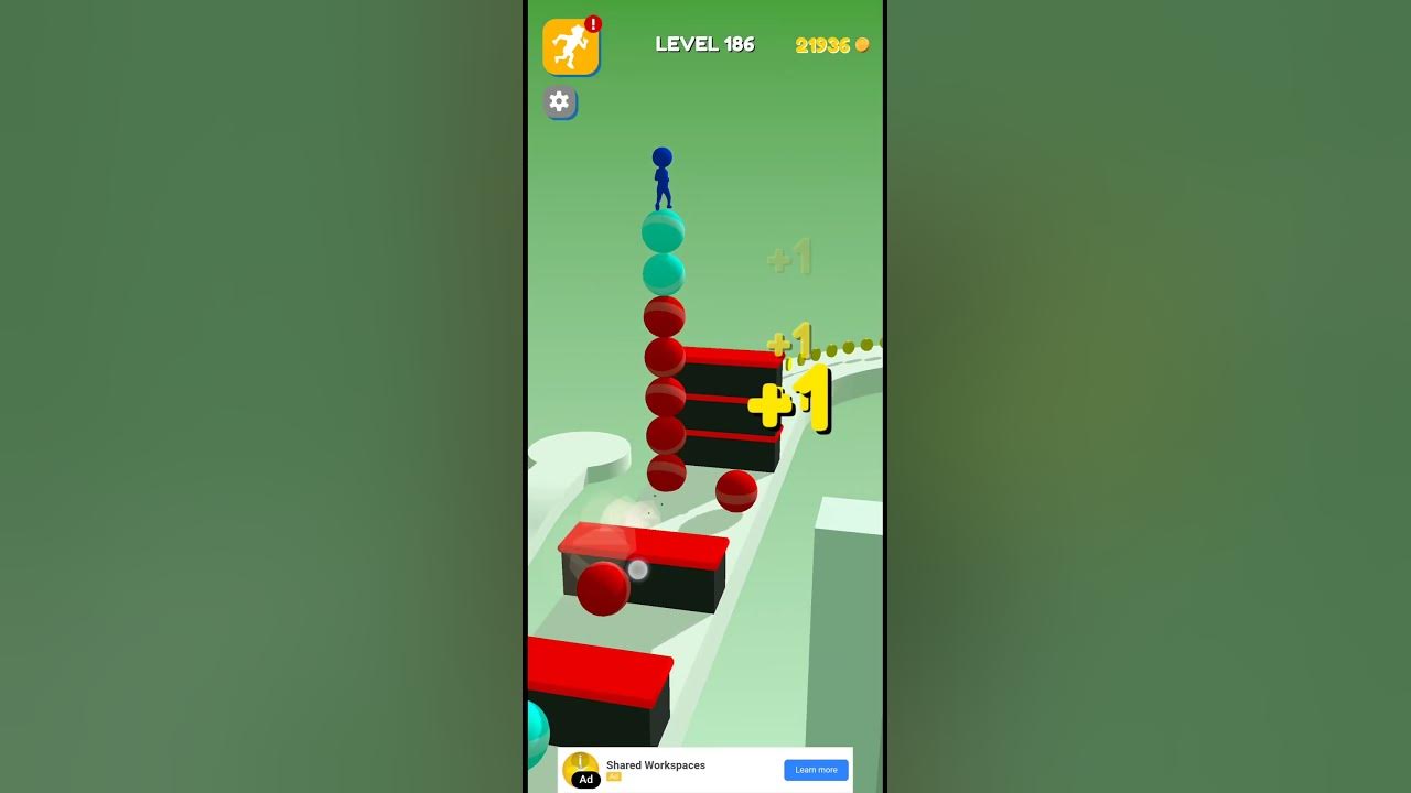 186 Stack Rider mobile game - YouTube