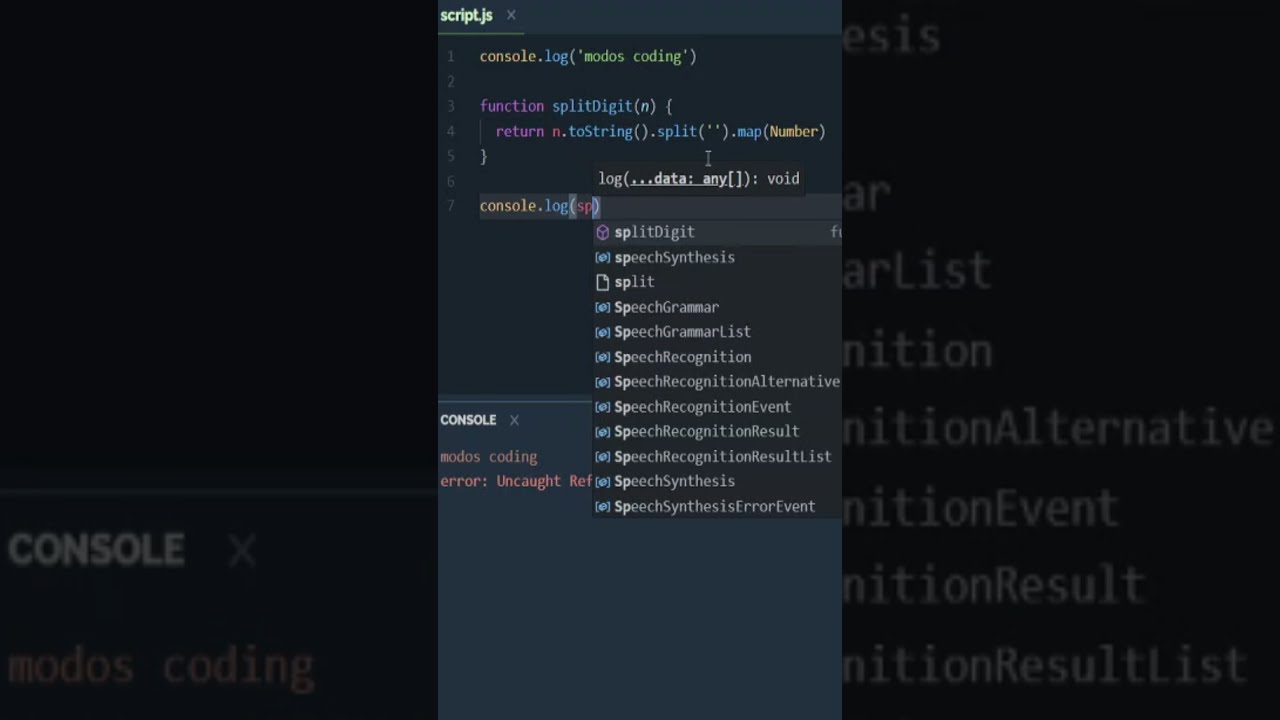 short Split A Number Into Its Digits Javascript YouTube short Split A Number Into Its Digits Javascript YouTube