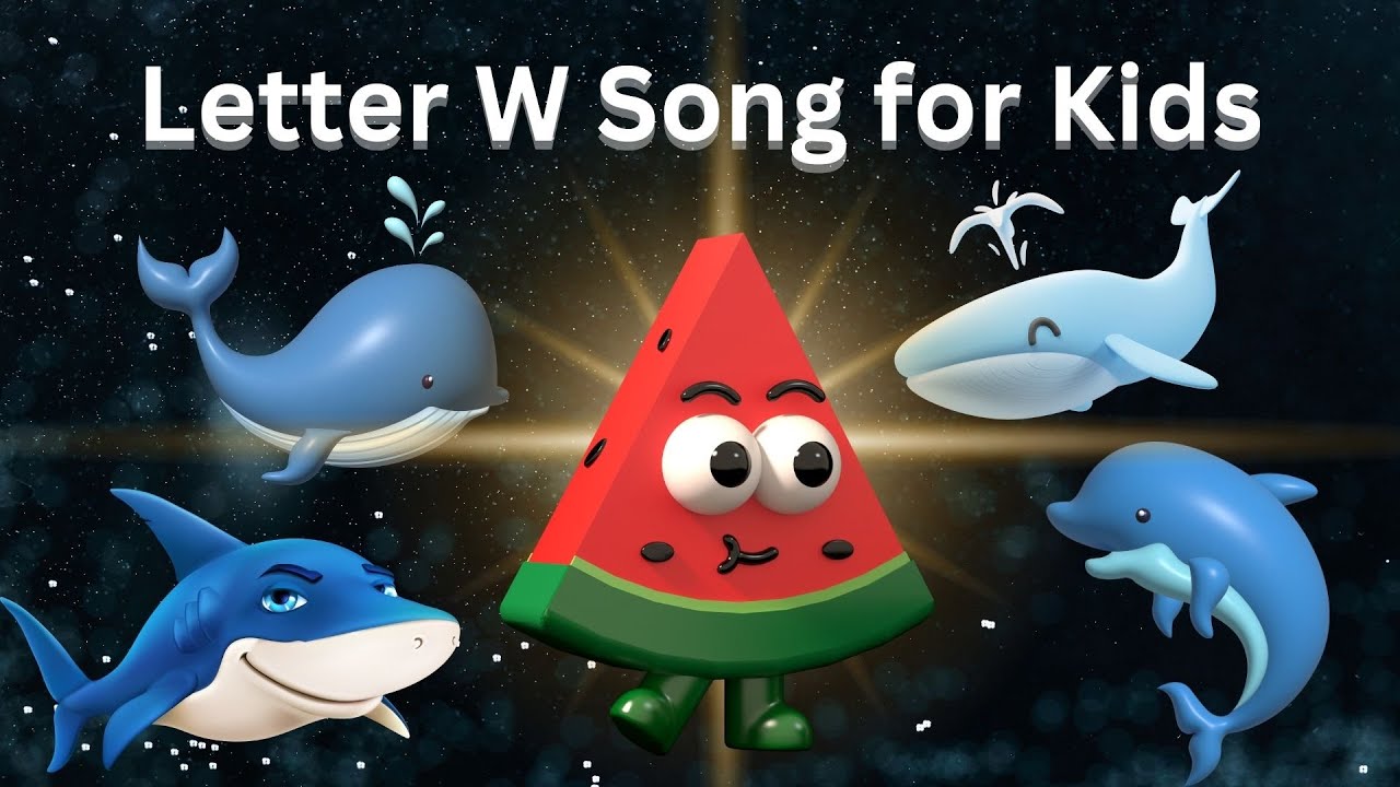 Letter W Song for Kids | Learn Words with W | Fun Alphabet Rhyme - YouTube