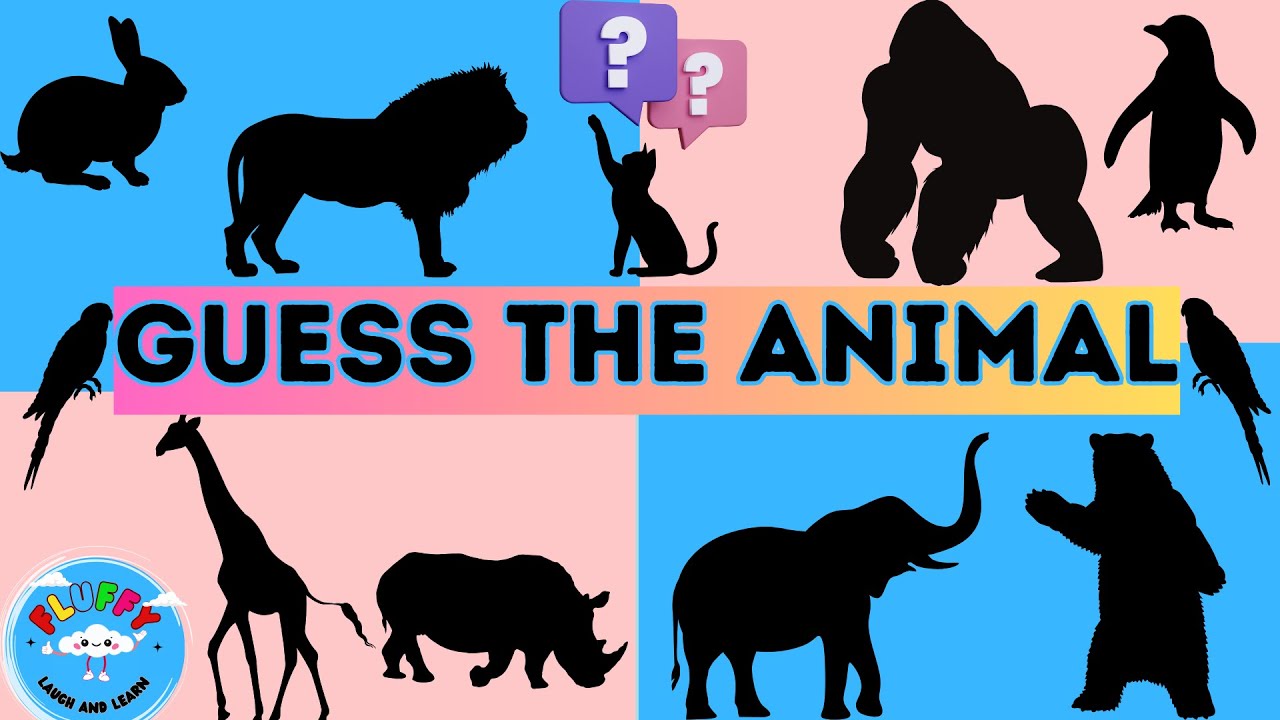 Guess The Animal By Sound And Shadow//18 Random Animals In 5 Seconds ...