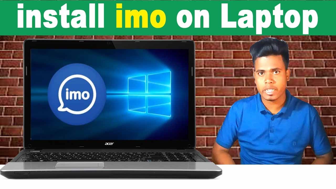 how to download and install imo on window laptop/computer/pc - YouTube