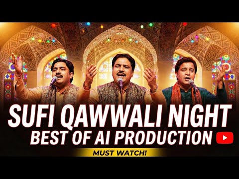 Sufi Qwali Night {قوالی} must watch ✓ ye aur bat hai تجھ سے گلا نہیں  [ TAC Tracks AI production ]