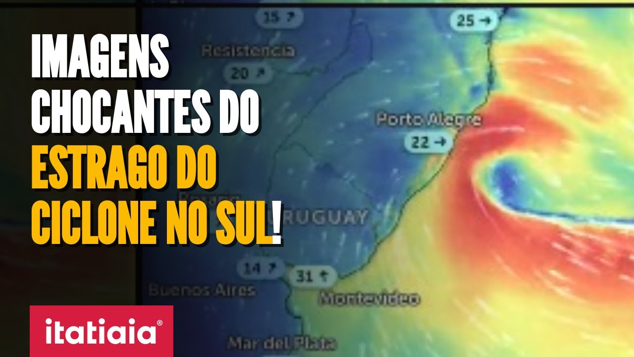 CONFIRA NOVAS IMAGENS DO CICLONE QUE ATINGIU O RIO GRANDE DO SUL ...