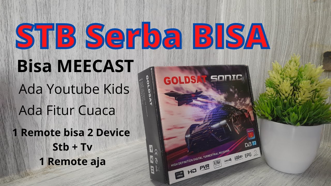 Review Stb Goldsat Sonic | Stb terbaik | set top box goldsat | Stb ...