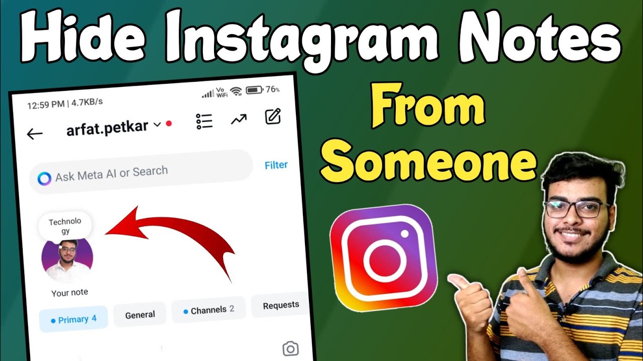 How To Hide Instagram Notes From Someone | Instagram Par Notes Hide ...