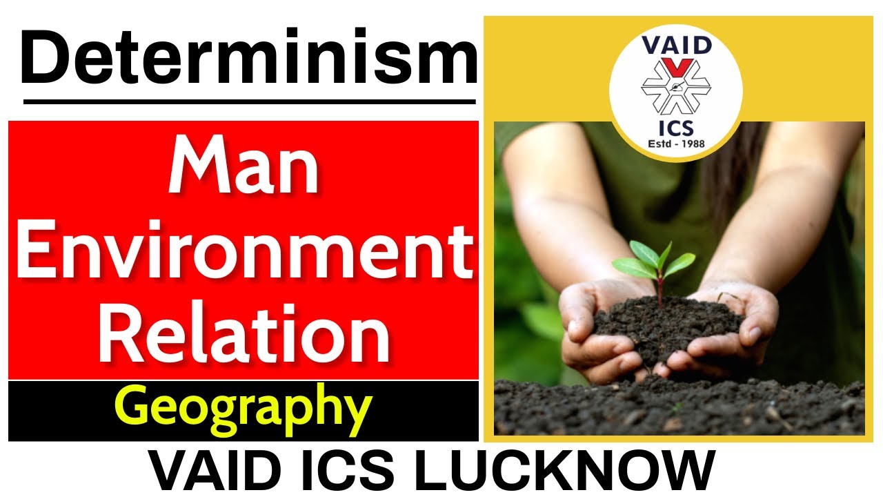 Man and Environment Relationship | Determinism in Geography | Geography ...