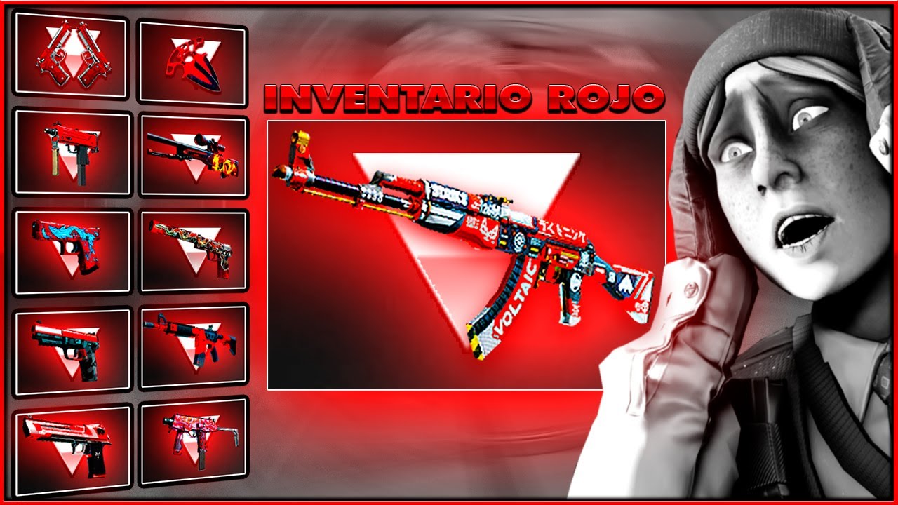 🔴Inventario Rojo en CS2: Explorando MI INVENTARIO EN CS2! 2023 - YouTube