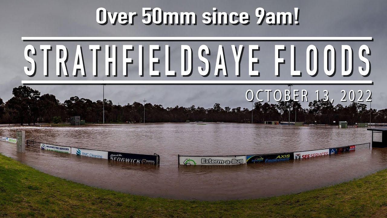 Strathfieldsaye Flooding October 13 - YouTube