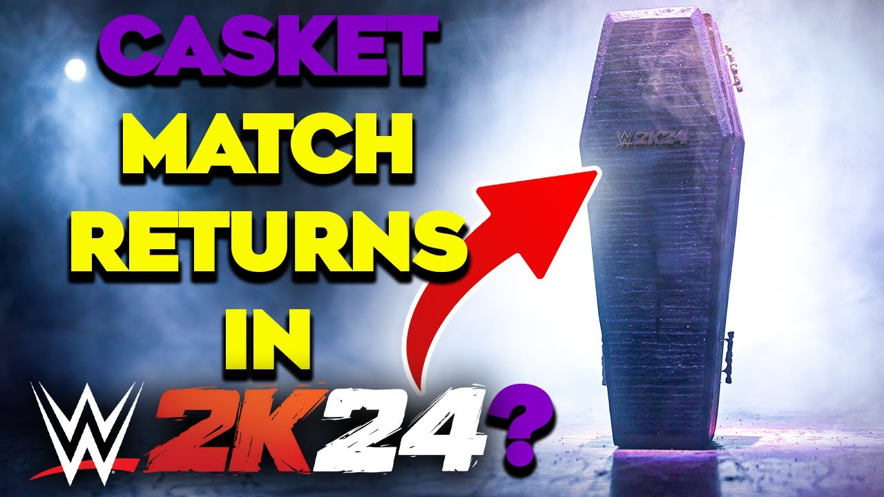 CASKET MATCH IN WWE 2K24? - YouTube