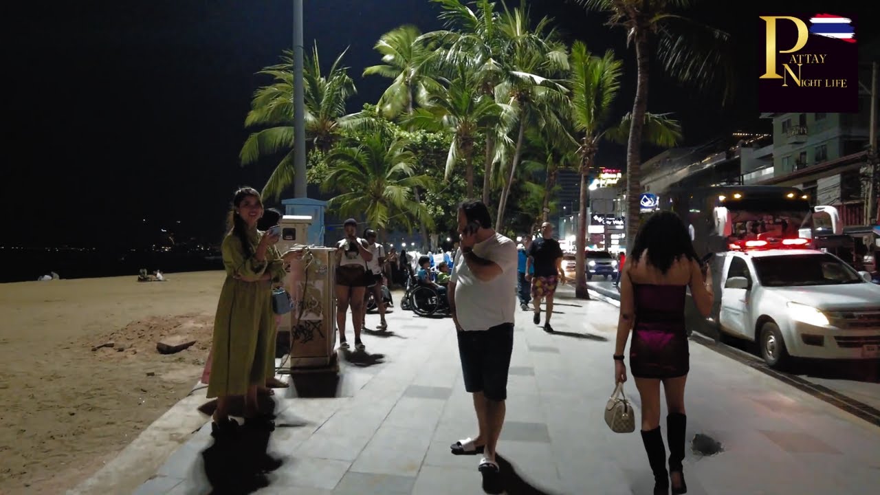 [4K] Best quality! Beach Road Pattaya March 2025! So Many Freelancers ...