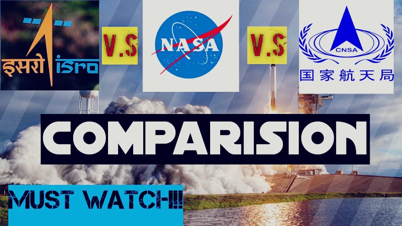 ISRO VS NASA VS CNSA [ Comparison of China, India And America ...