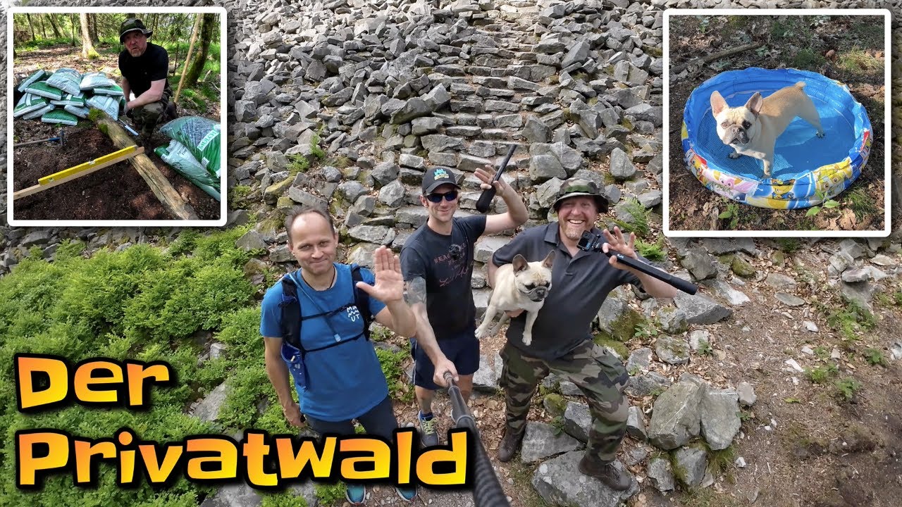 Zu Gast in Joschas Privatwald mit Übernachtung im Zelt - YouTube
