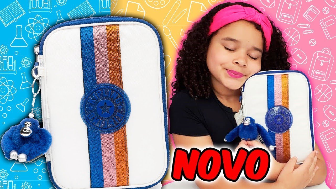 ORGANIZANDO NOVO ESTOJO 100 PENS DA KIPLING ( MODELO 2020) - YouTube