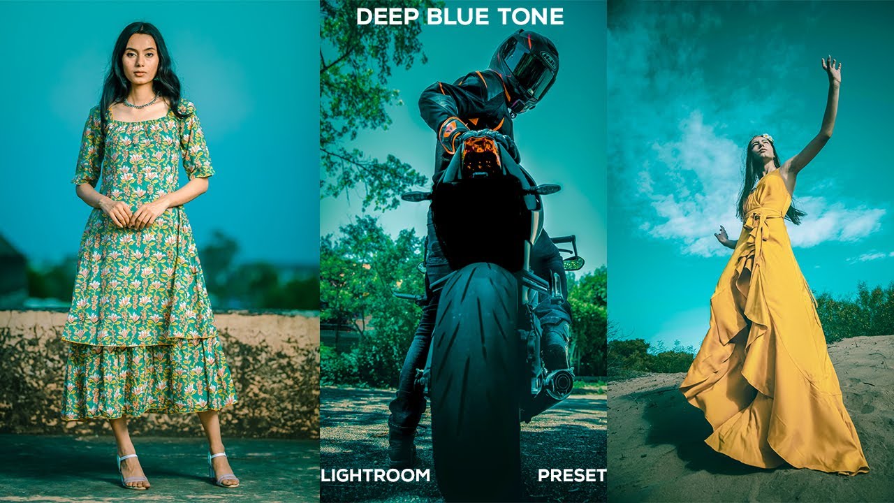 Deep Blue Tone Mobile Lightroom Preset | Lightroom Presets DNG | Blue ...