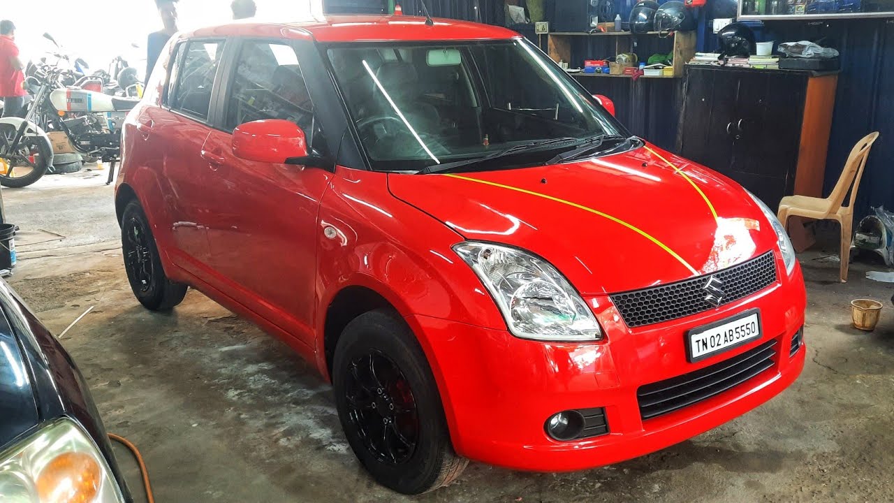 18 Years Old SWIFT Fully Restored in Chennai | Alloys, ReverseCam ...