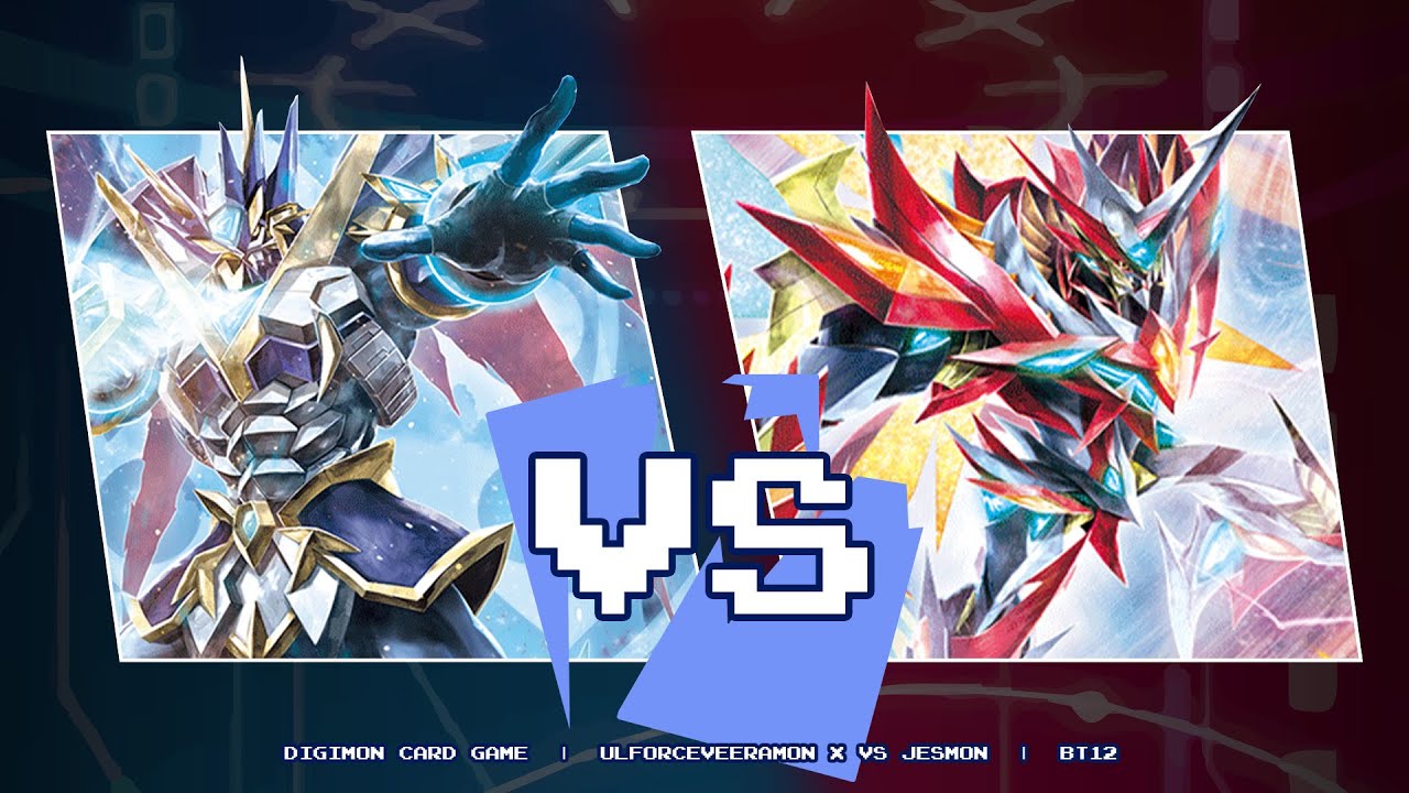 Digimon Card Game | UlforceVeedramon X Vs Jesmon | BT12 - YouTube
