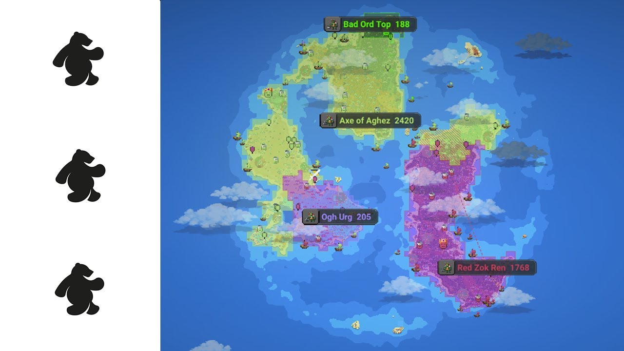 'The Great Islands of Men, Orcs, and Dwarves' WorldBox 3000 Year ...