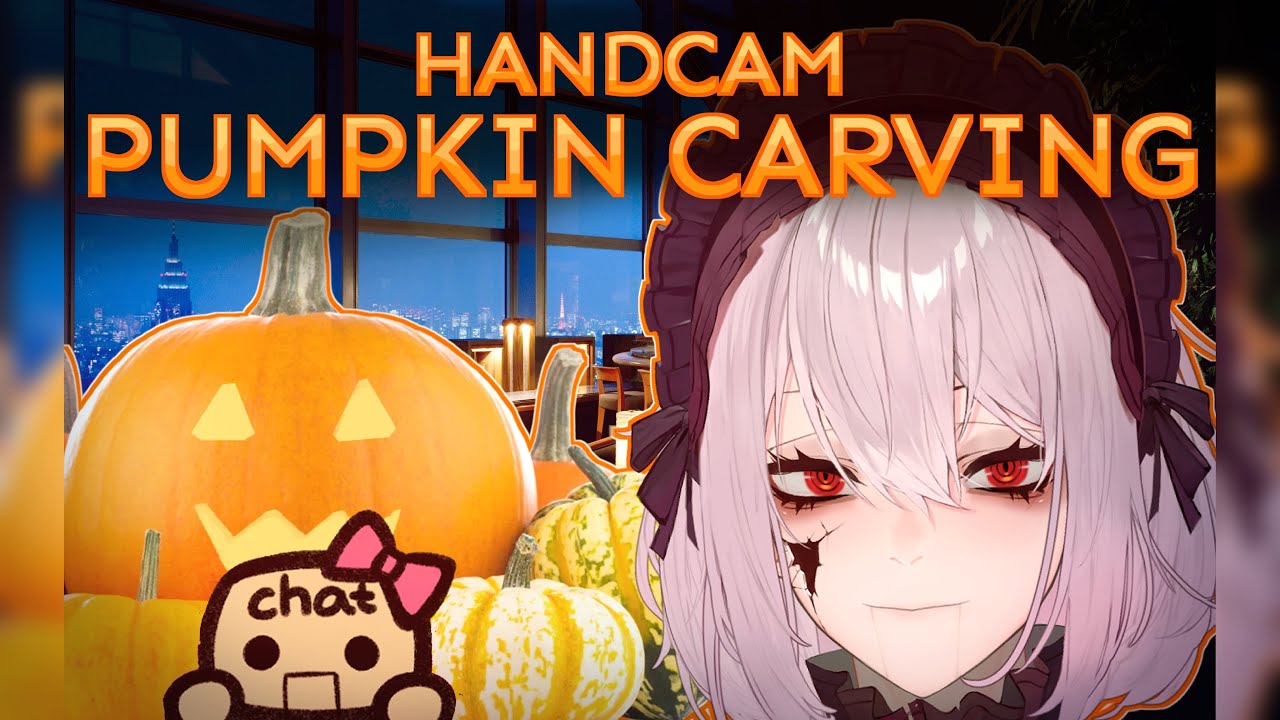 TURNING CHAT INTO A PUMPKIN!? | PUMPKIN CARVING - HANDCAM [10-13-23 ...