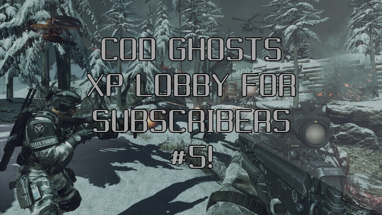 COD Ghosts - Subscriber XP Lobby #5! (PS3) - YouTube