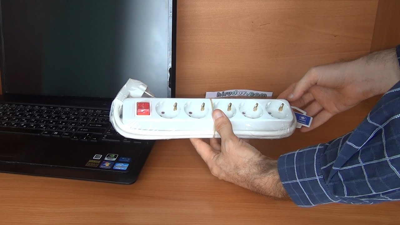 Unboxing of Elcom 5 Outlets Extension Cord in 3D 4K UHD - YouTube