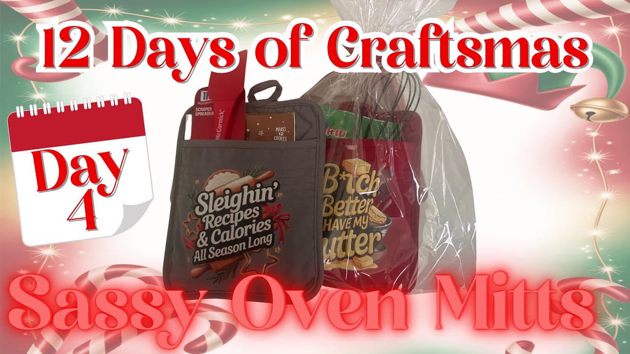 Crafts-Mas Day 4: Sassy Pot Holders - YouTube