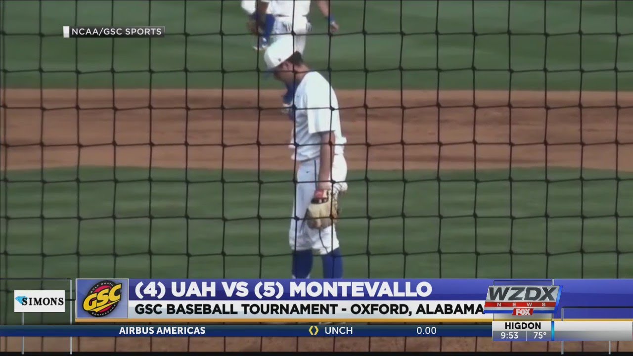 GSC Baseball Tournament: UAH Chargers vs Montevallo (Highlights) - YouTube