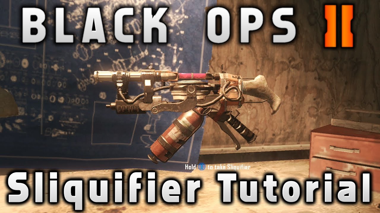 Black Ops 2 Zombies: How to make "SLIQUIFIER" GUN *Die Rise Zombies ...