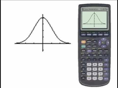Setting Up TI Calculator to Graph the Normal Distribution - YouTube