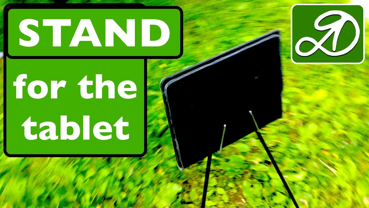 How to make a stand for the tablet with your hands. DIY stand - YouTube