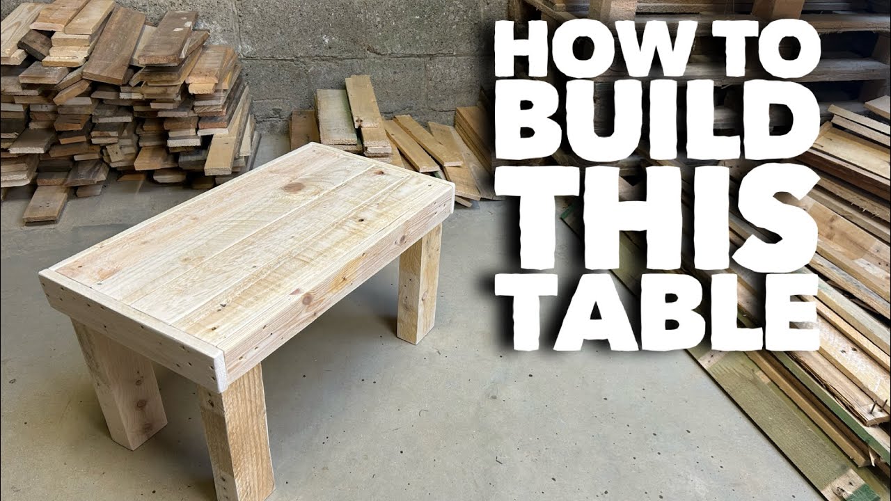 How to build a basic coffee table! #diy - YouTube