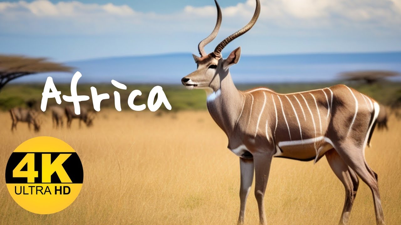 African Safari 4K - Scenic Wildlife Film With Calming Music - YouTube