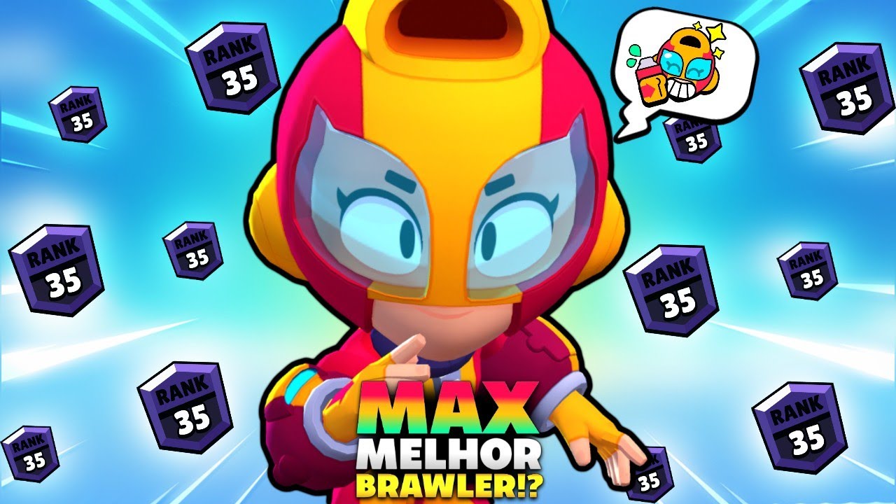 O BRAWLER QUE ME FEZ COLOCAR VÁRIOS BRAWLERS 1250 TROFÉUS ( RANK 35 ...