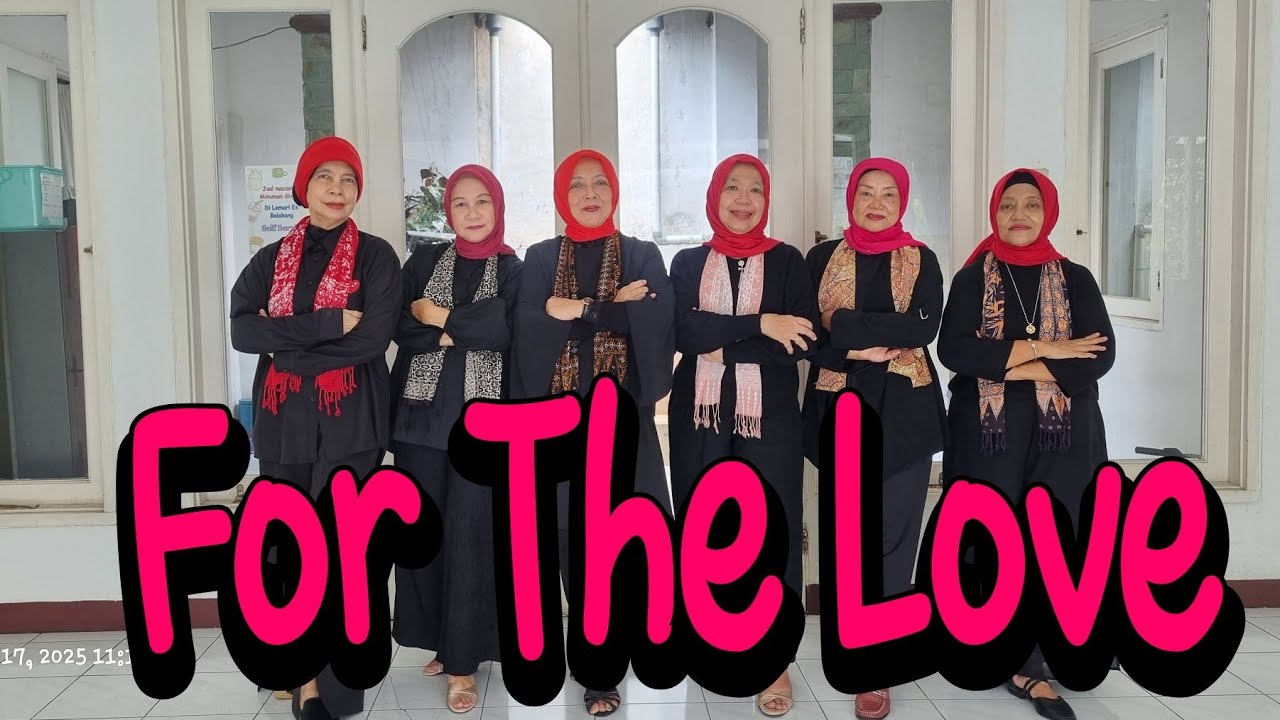 For The Love @Line Dance (Wandy Hidayat) - Danced by DLD Third Wave ...