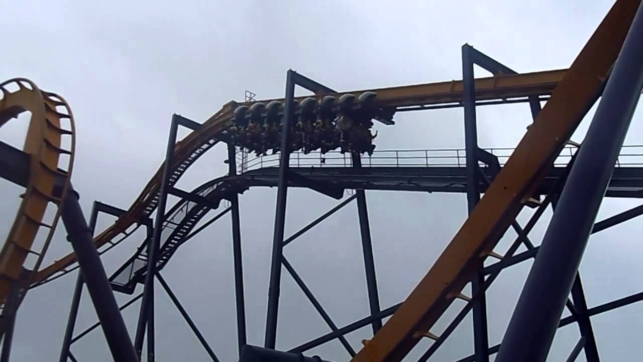 Namtab Close Up Batman Backwards Six Flags Great America 5-11-13 - YouTube