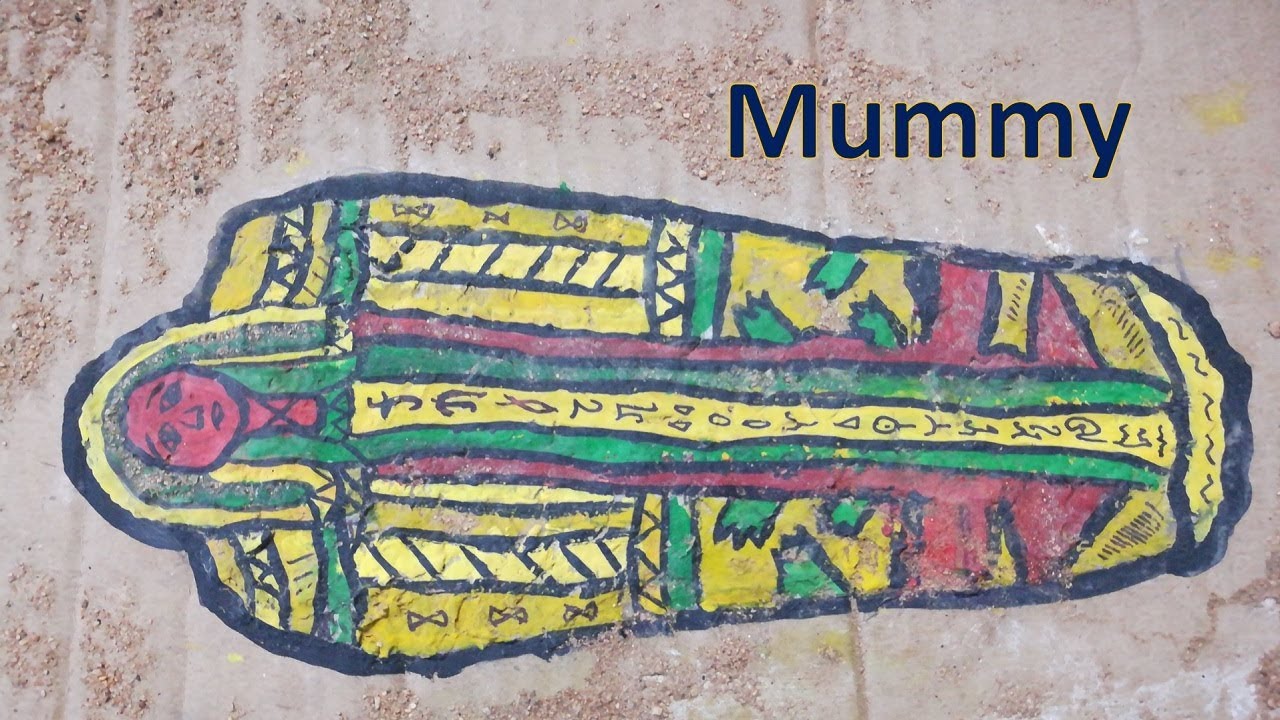 How to make a mummy - A archaeological Game - at home - YouTube