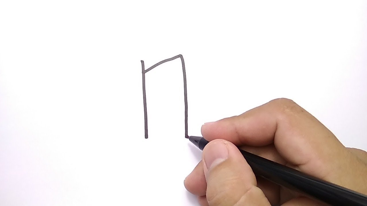 VERY EASY, how to turn letter N into NEMO CARTOON for KIDS / learn how ...